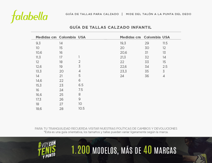 Venta > tallas usa niños > en stock